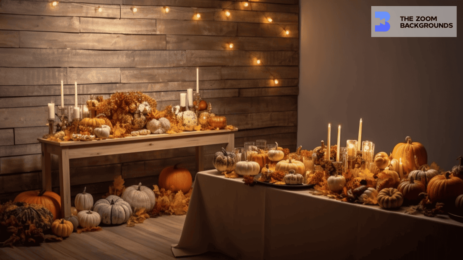 Pumpkin Tables Zoom Background – thezoombackgrounds.com