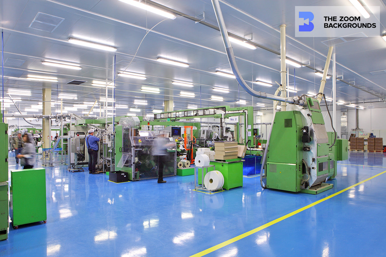 Industrial Space Zoom Background – thezoombackgrounds.com