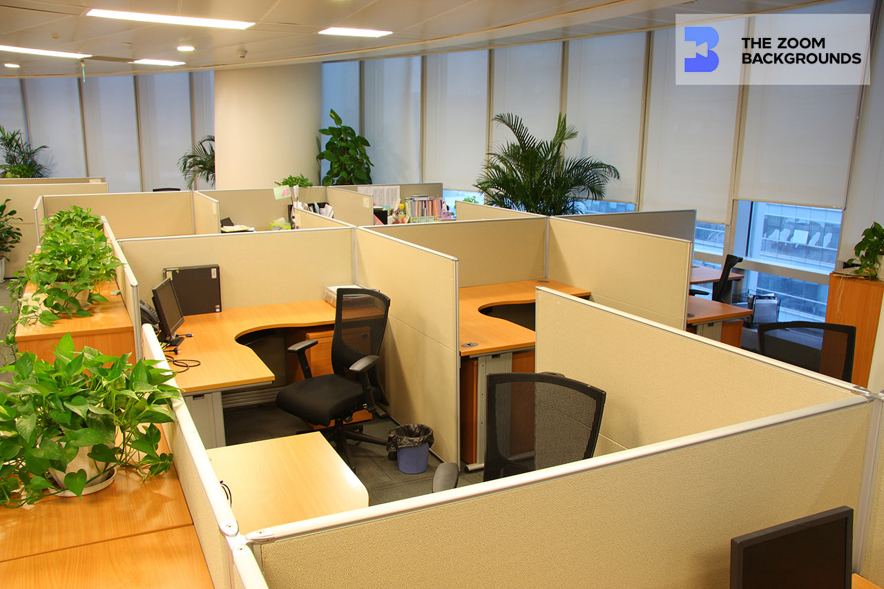 Corporate Life Office - Initech Series Zoom Background ...