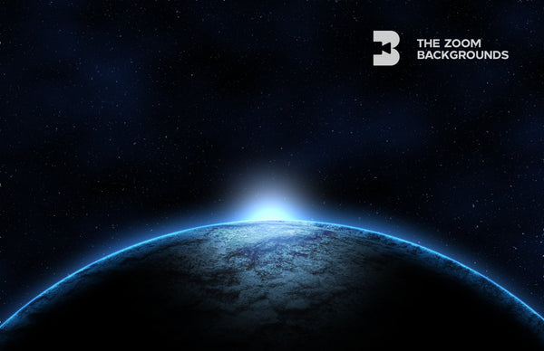 Sun Light Shine Over The Earth Zoom Backgrounds – thezoombackgrounds.com