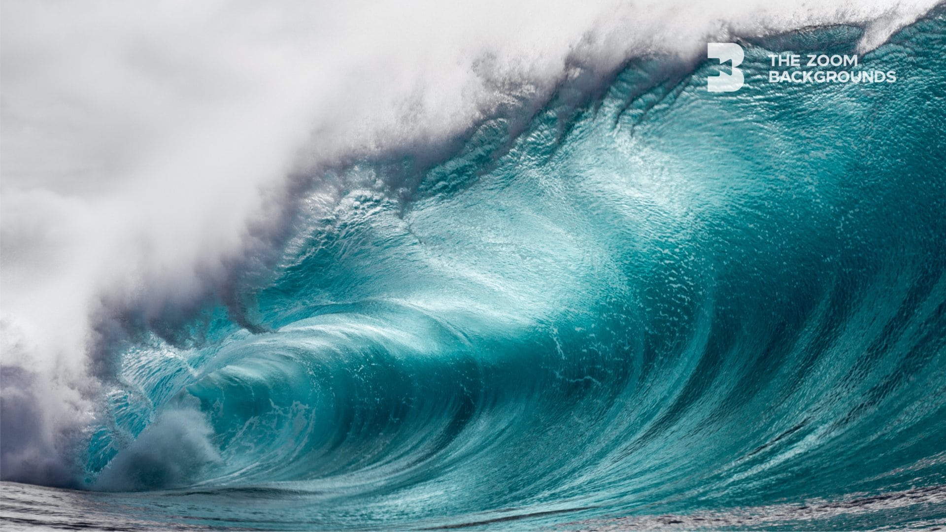 Huge Wave Zoom Backgrounds – thezoombackgrounds.com