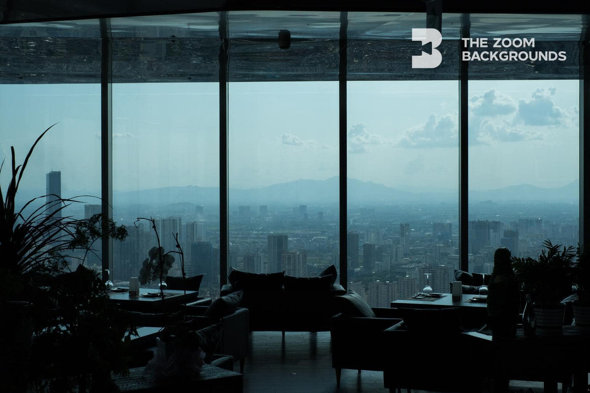 Management Office Skyscraper View Zoom Background – thezoombackgrounds.com