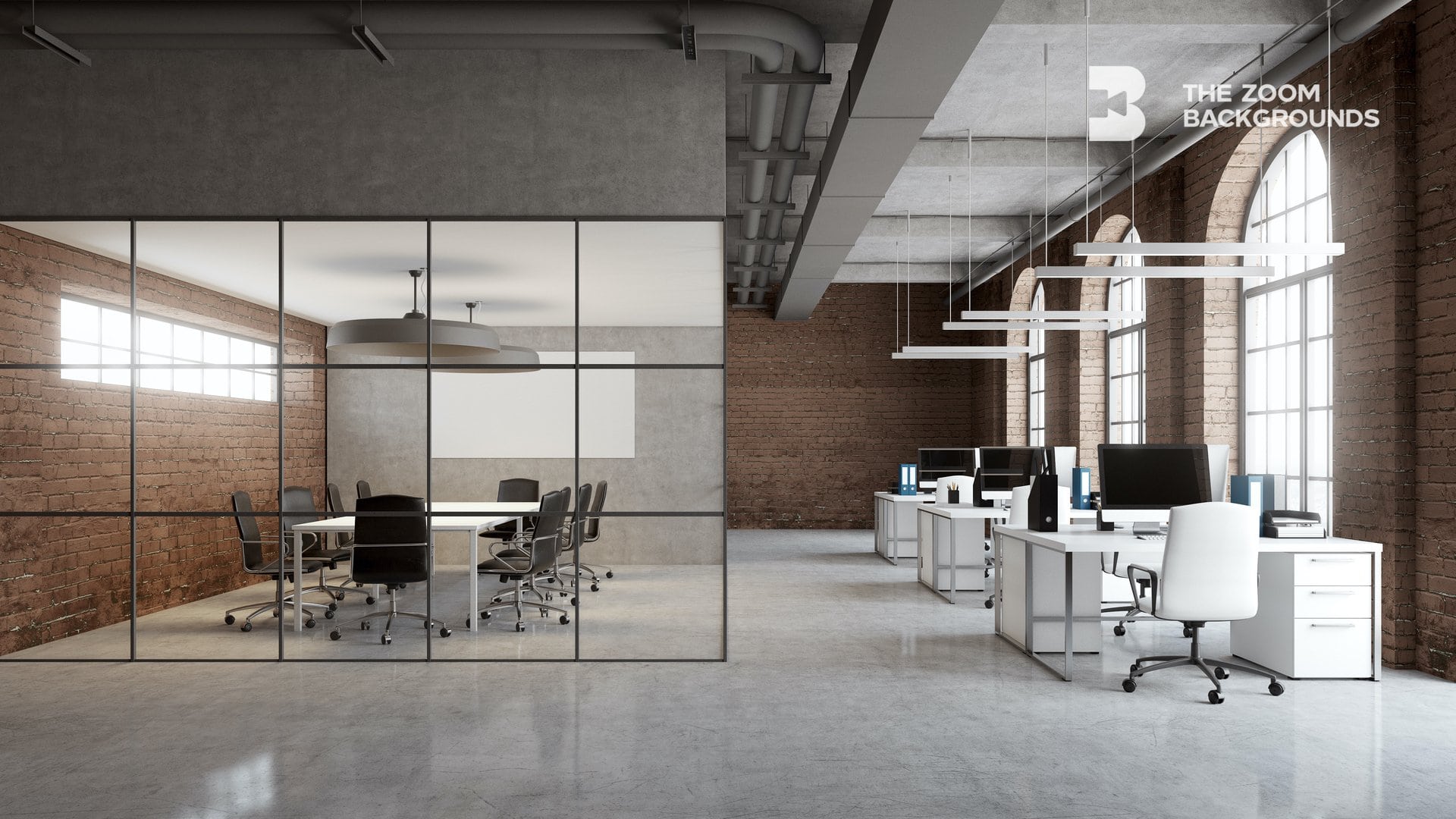 Corner Of The Office Meeting Room Zoom Backgrounds – thezoombackgrounds.com