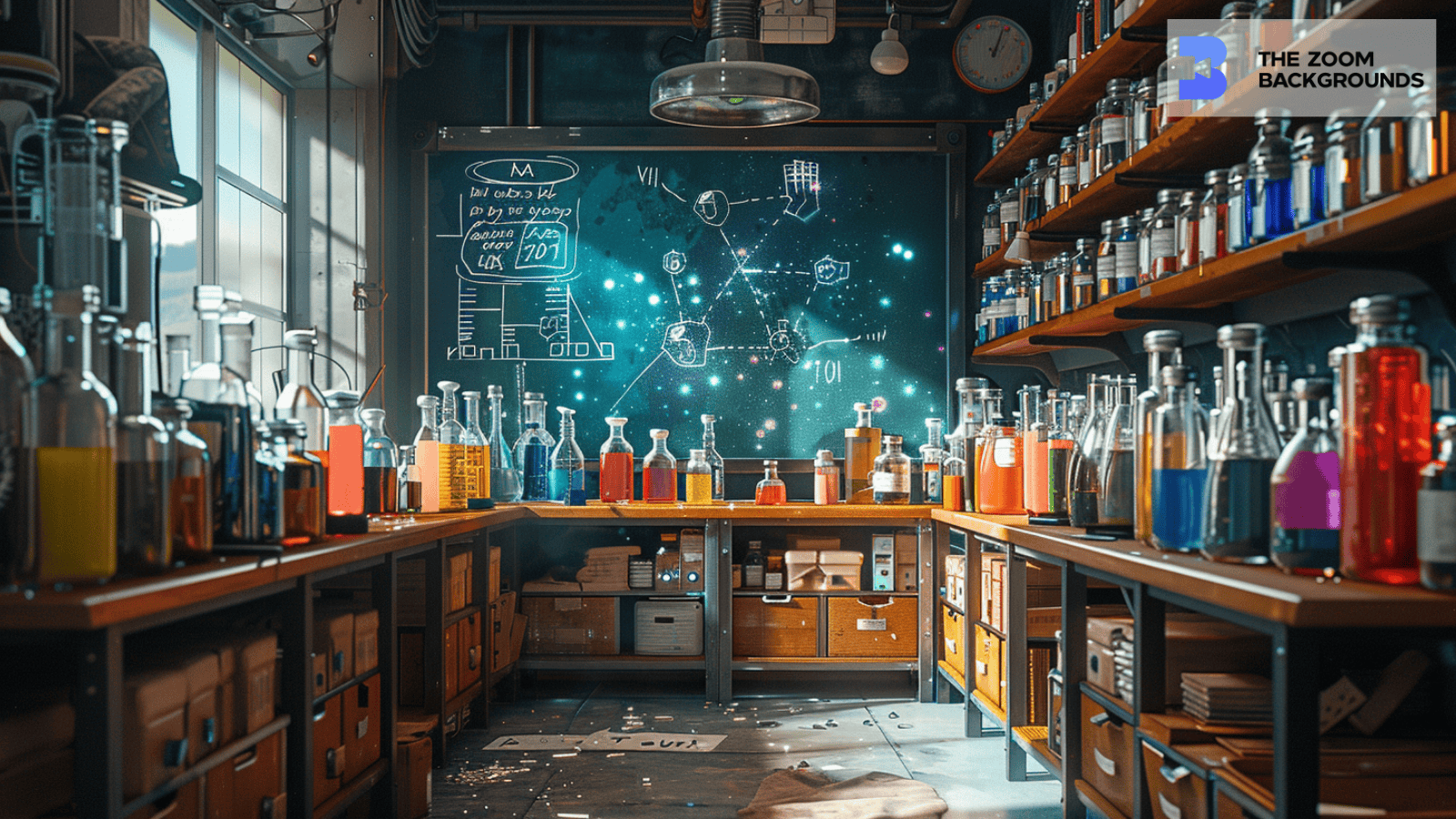 Alchemy Laboratory Zoom Background – thezoombackgrounds.com